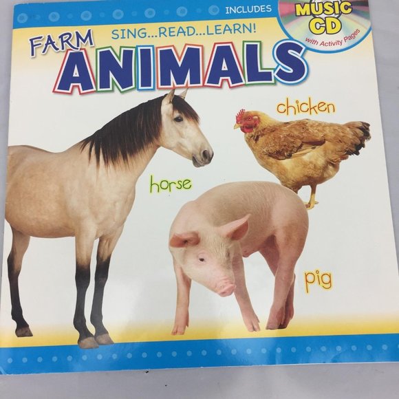 Other | Sing Read Learn Farm Animals Book And Cd New | Poshmark